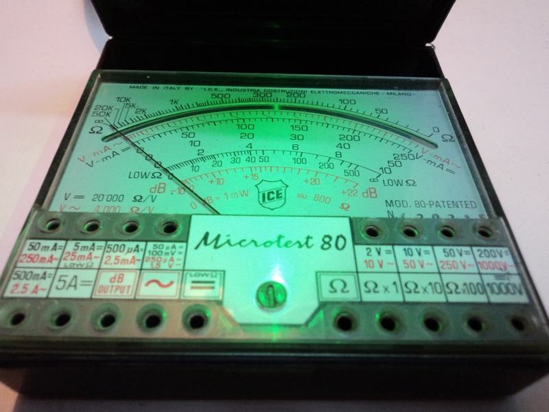 ANALOGNI MJERNI INSTRUMENT MICROTEST 80