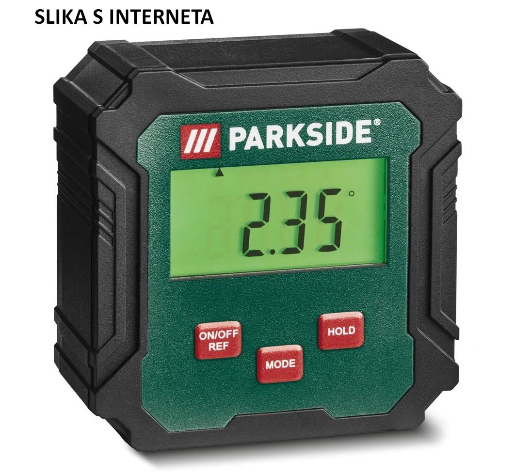 Digitalni mjerač nagiba (digitalni kutomjer) - Parkside