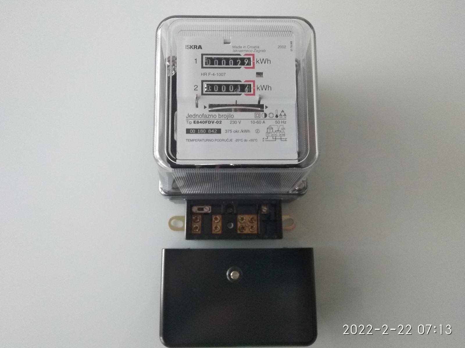 KONTROLNO BROJILO DVOTARIFNO NOVO 10-60A