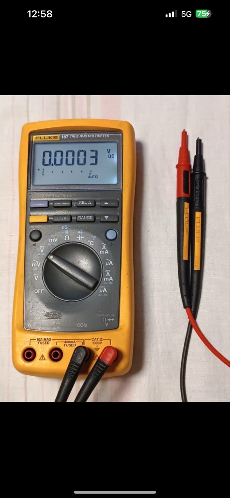 FLUKE 187 True RMS Multimeter