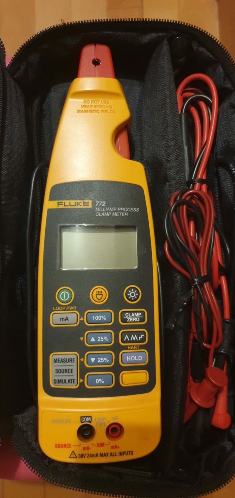 Fluke 772 Loop Calibrator, Milliamp Process Clamp Meter