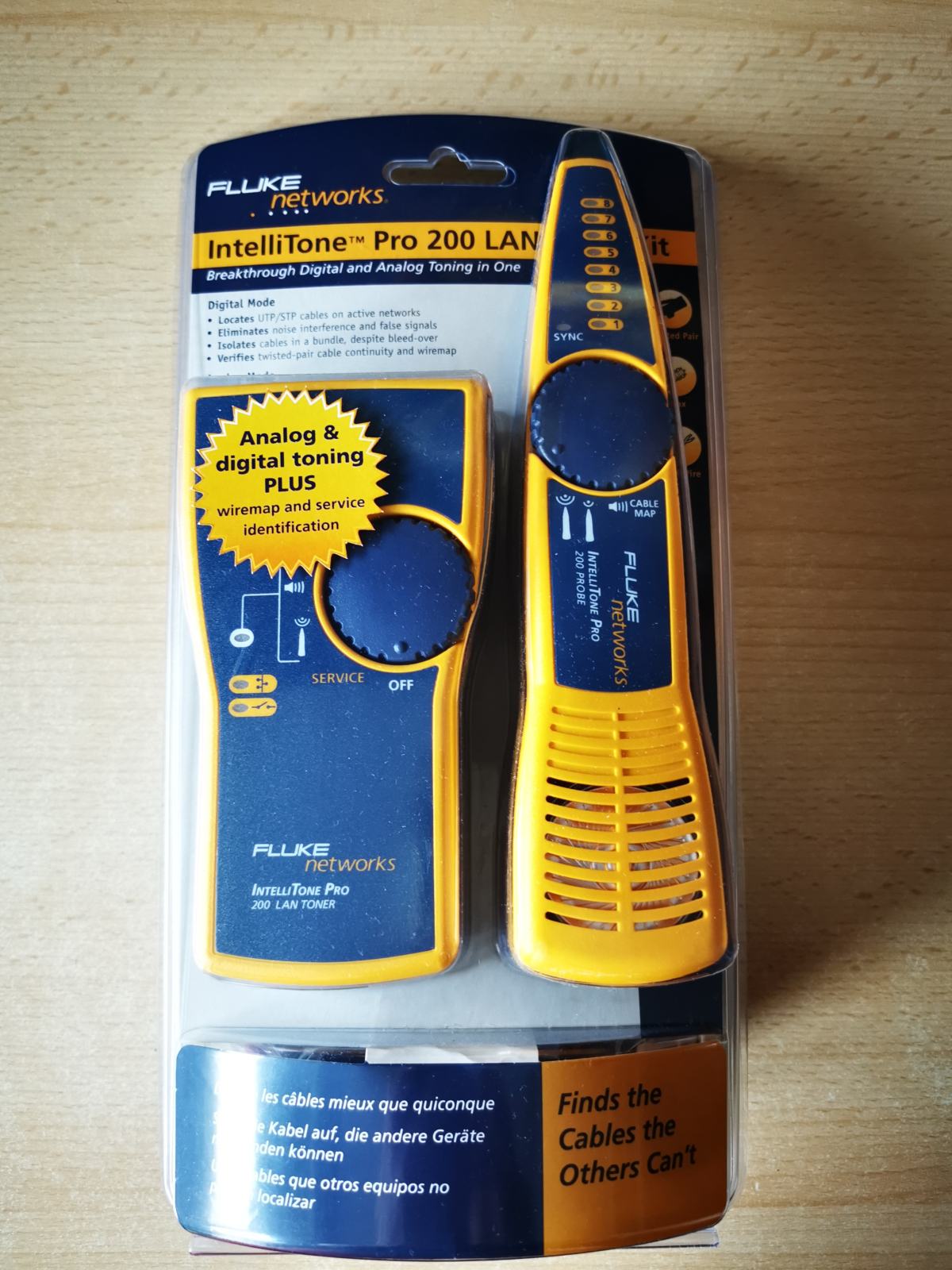 Fluke IntelliTone Pro 200 LAN Toner and Probe Kit