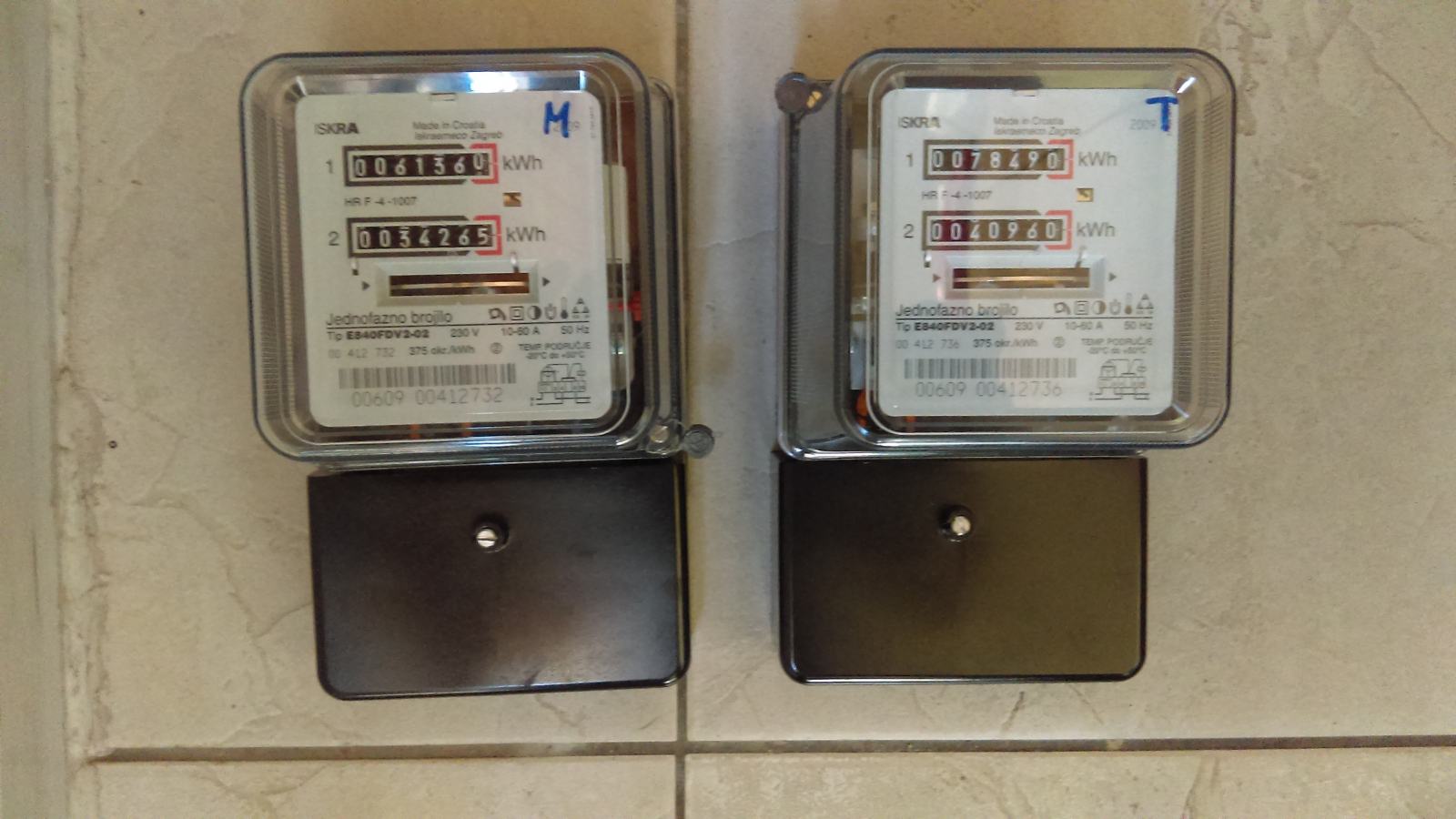 Kontrolno brojilo za struju