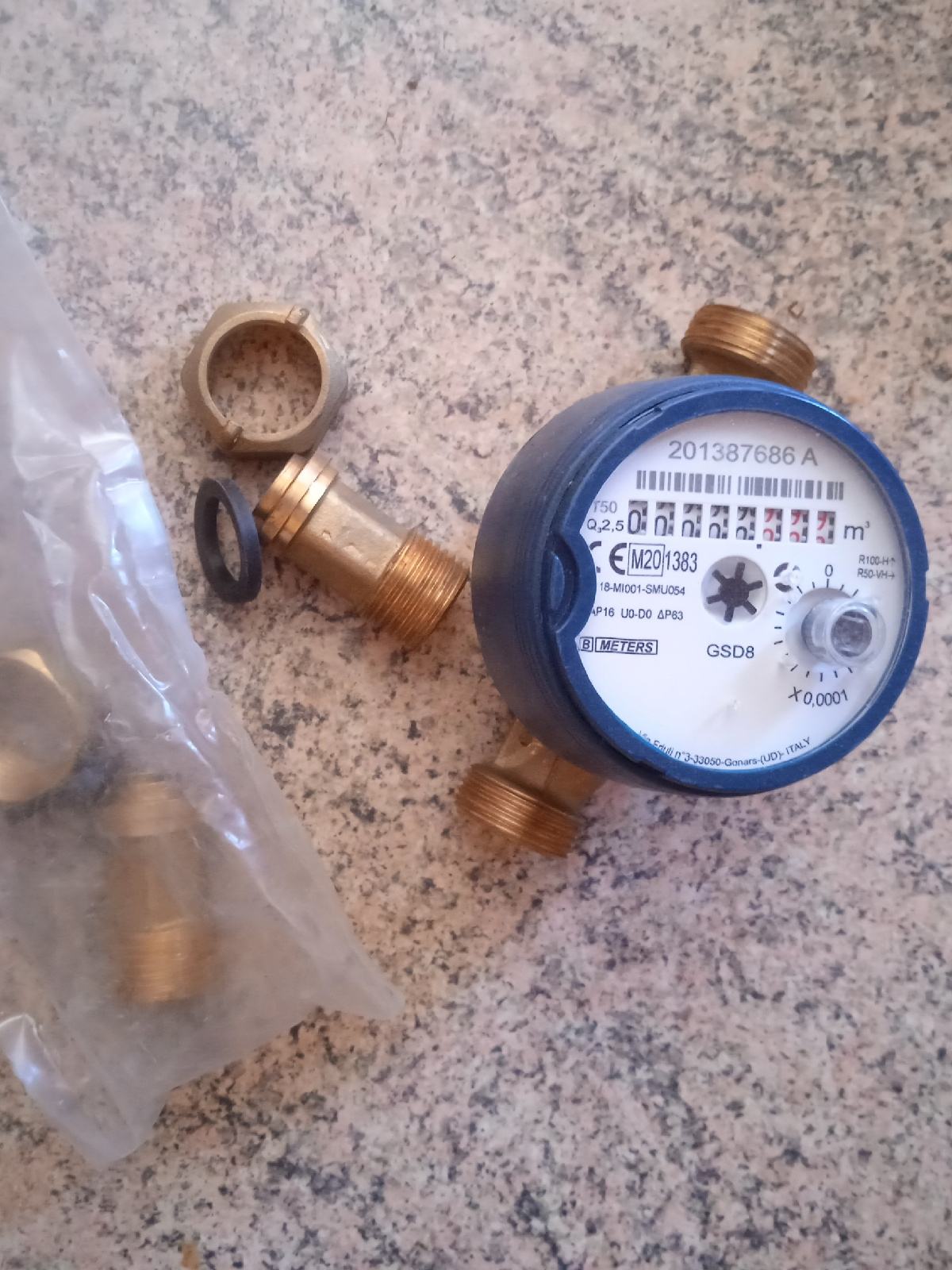 Kontrolno brojilo za vodu