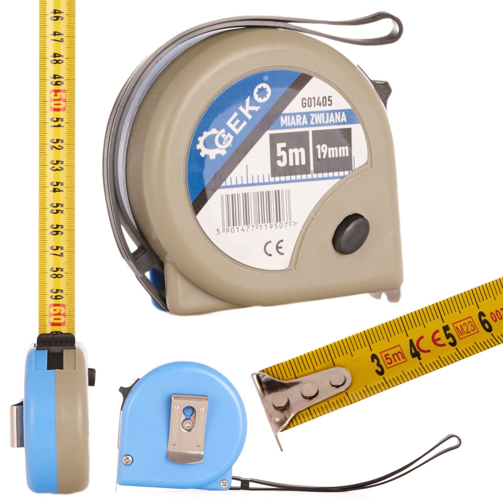 Metar 5m x 16mm GEKO - NOVO - DOSTAVA