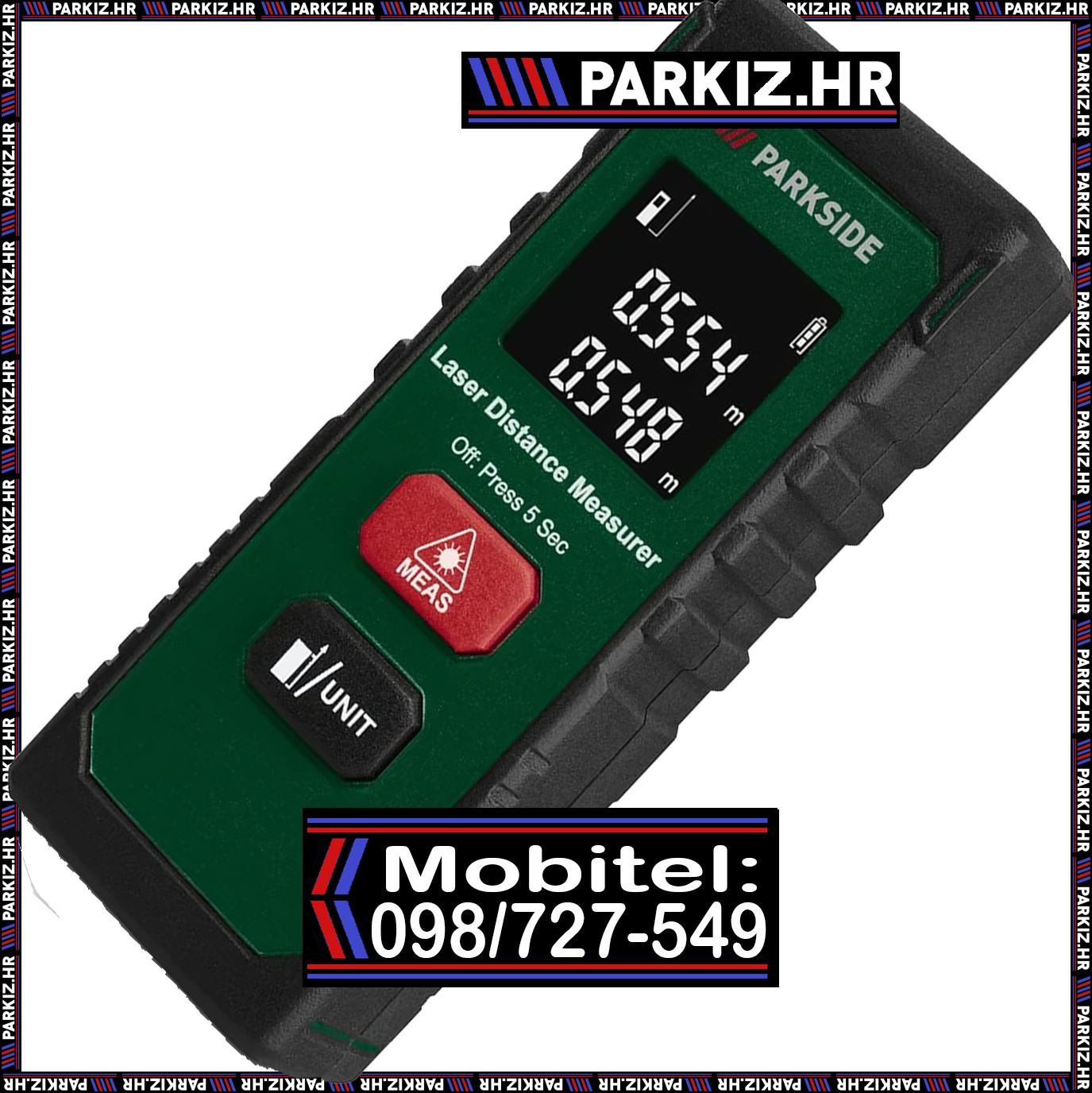 Parkside laserski daljinomjer PLEM 20 B5 do 20 m (NOVO)