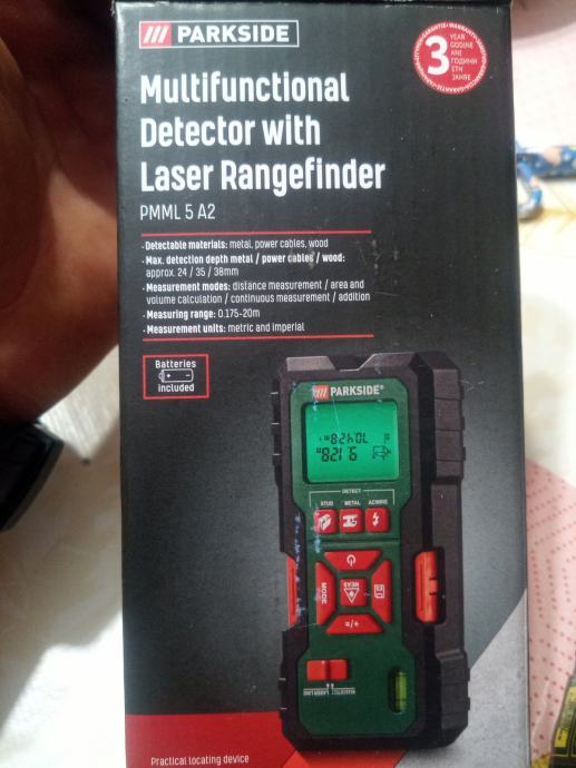 Parkside multifunkcionalni detektor i laserski metar