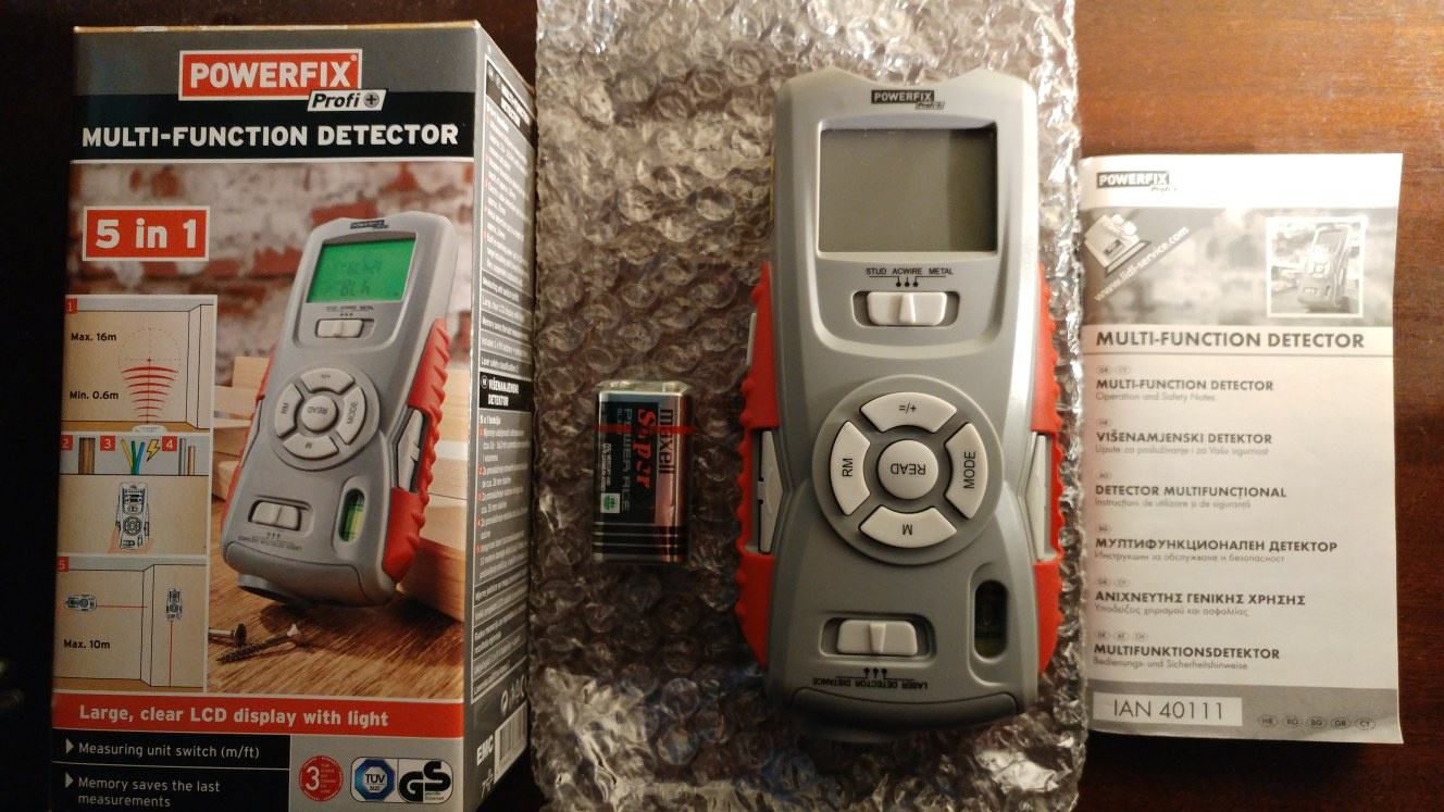 Powerfix Profi+ Višenamjenski Detektor i Digitalni Multimetar