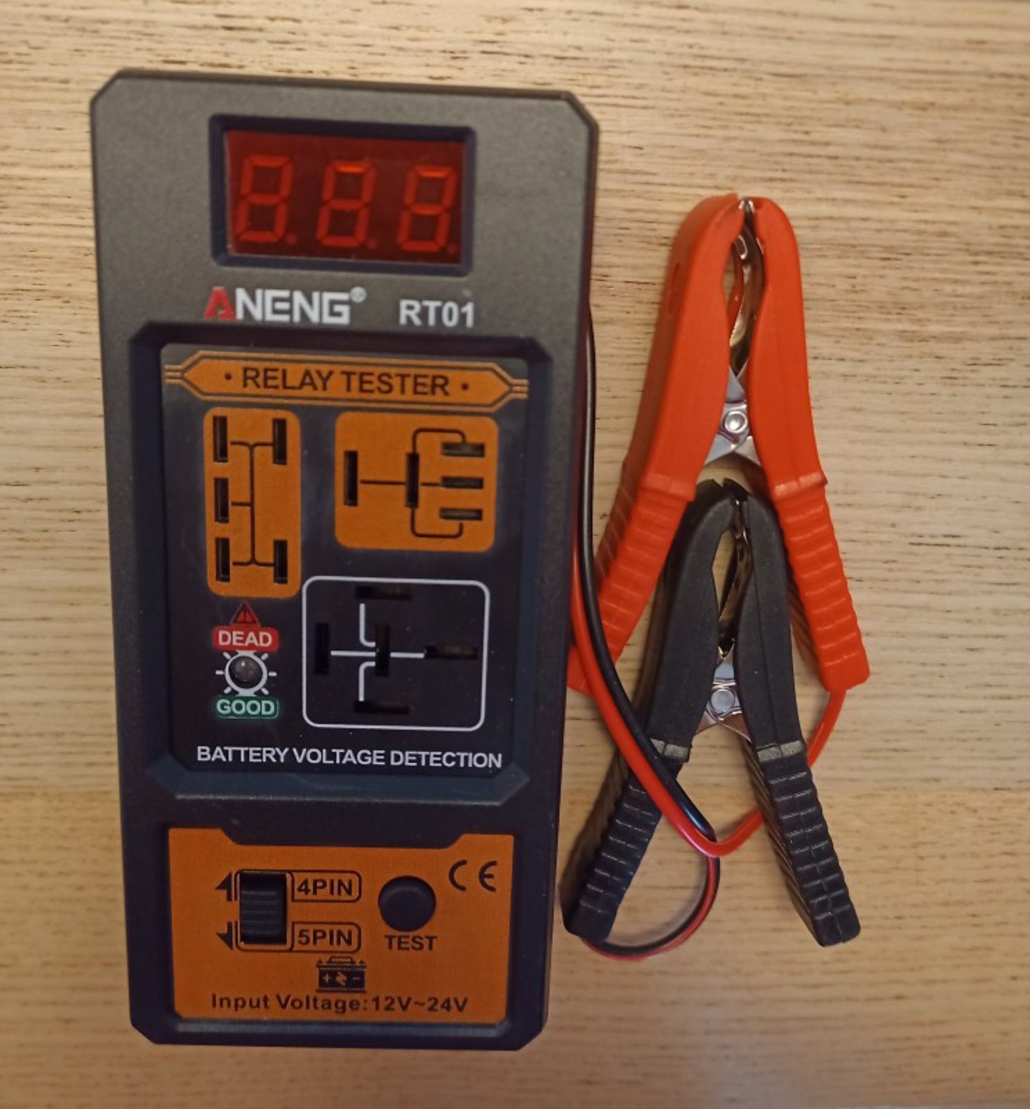 Tester auto releja 12v za 4 ili 5 polni relej