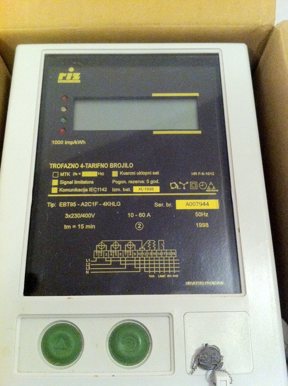 TROFAZNO EL.BROJILO RIZ 4 tarifno