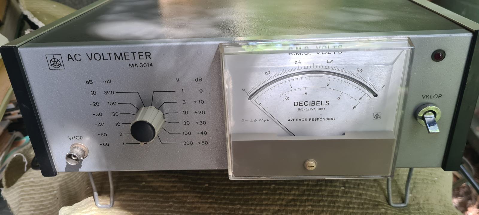 UNIMER ISKRA AC VOLTMETER MA 3014