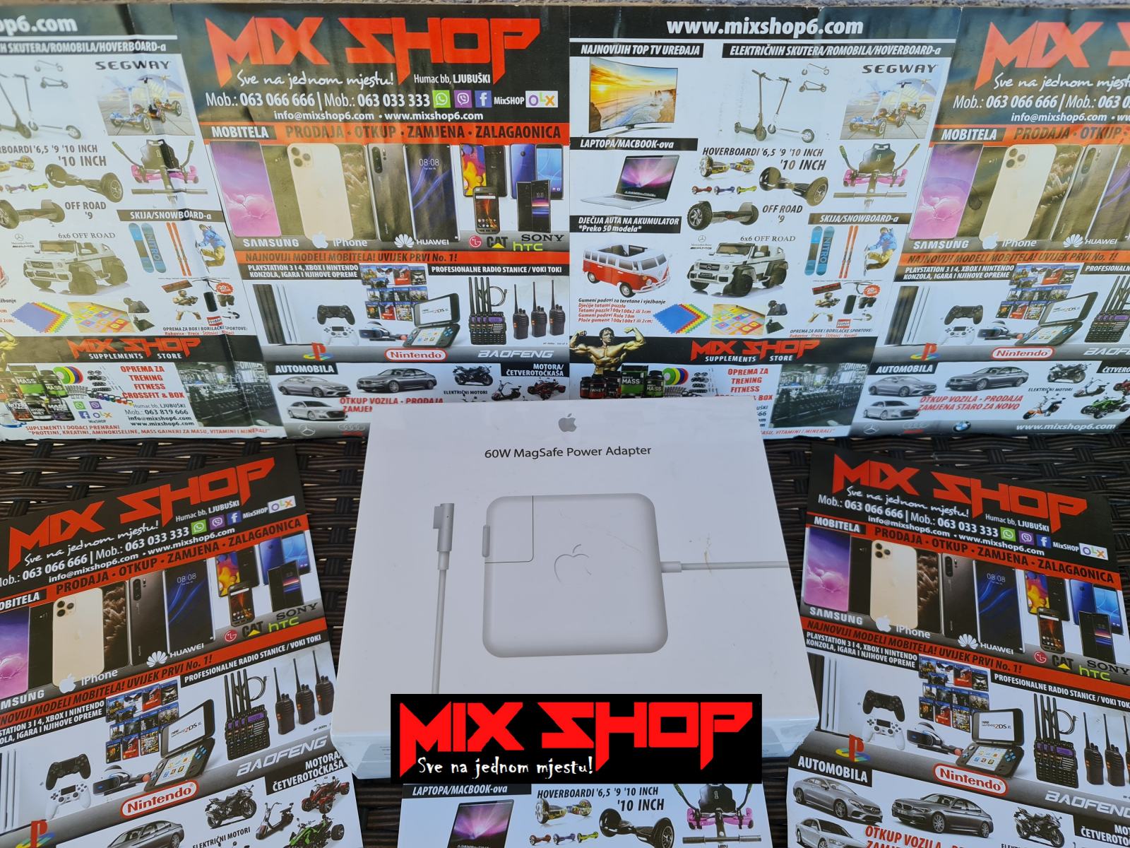 MAGSAFE 1 60W POWER ADAPTER/PUNJAČ za APPLE MACBOOK PRO/AIR *NOVO*60 W