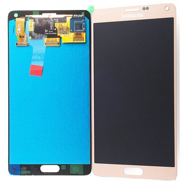 Samsung Note 4 N910F lcd touch screen Original EU NOVO Zlatni