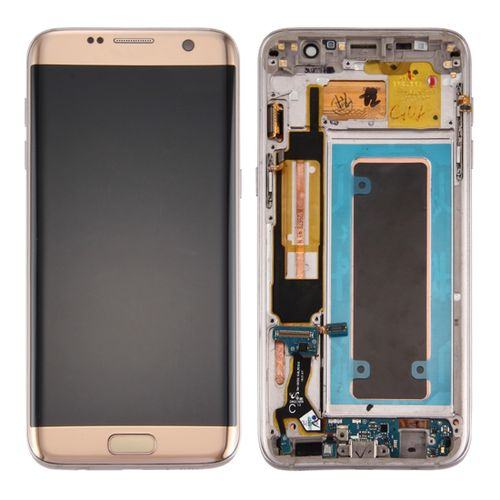 Samsung S7 Edge G935F lcd touch screen okvir Original EU NOVO Zlatni