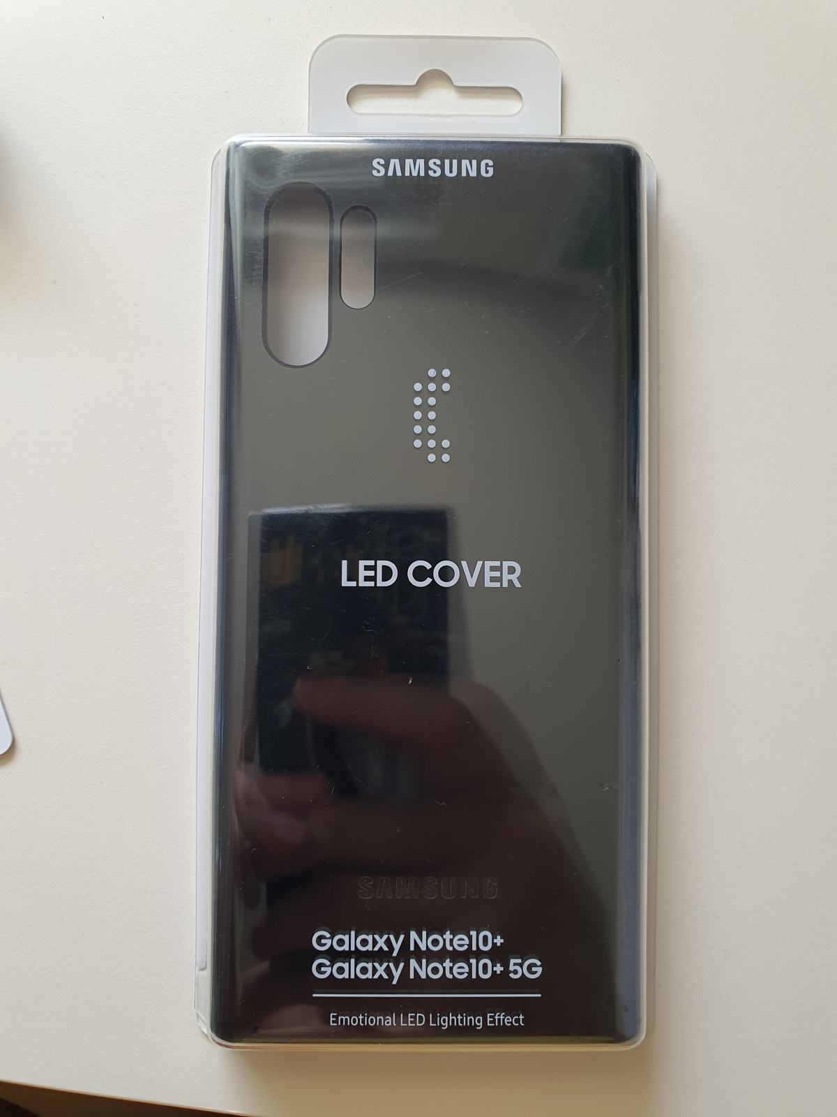 Samsung Galaxy Note 10+ LED Cover maskica + matte screen protector