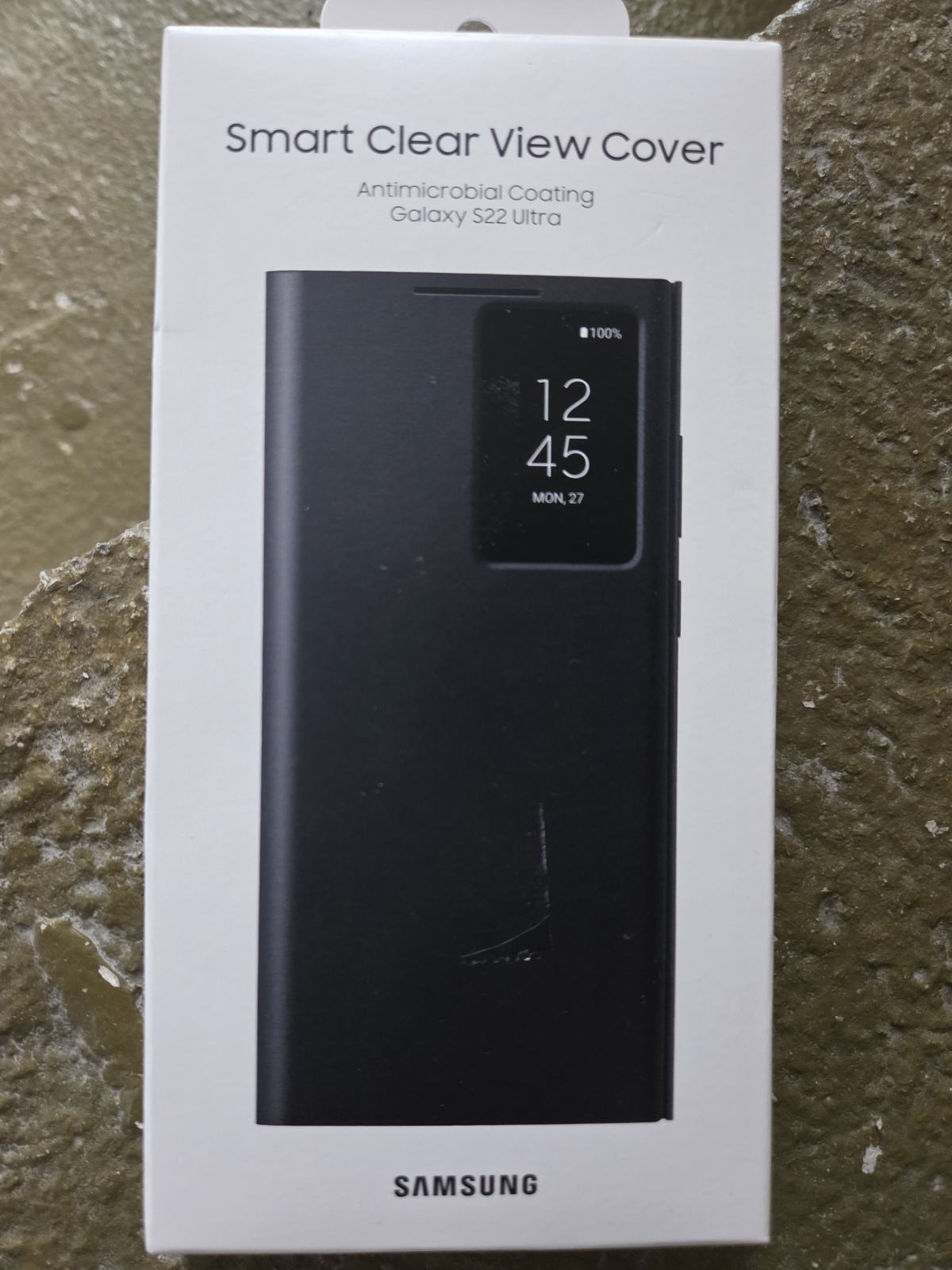 Samsung Galaxy S22 Ultra Smart Clear View Cover NOVO Original