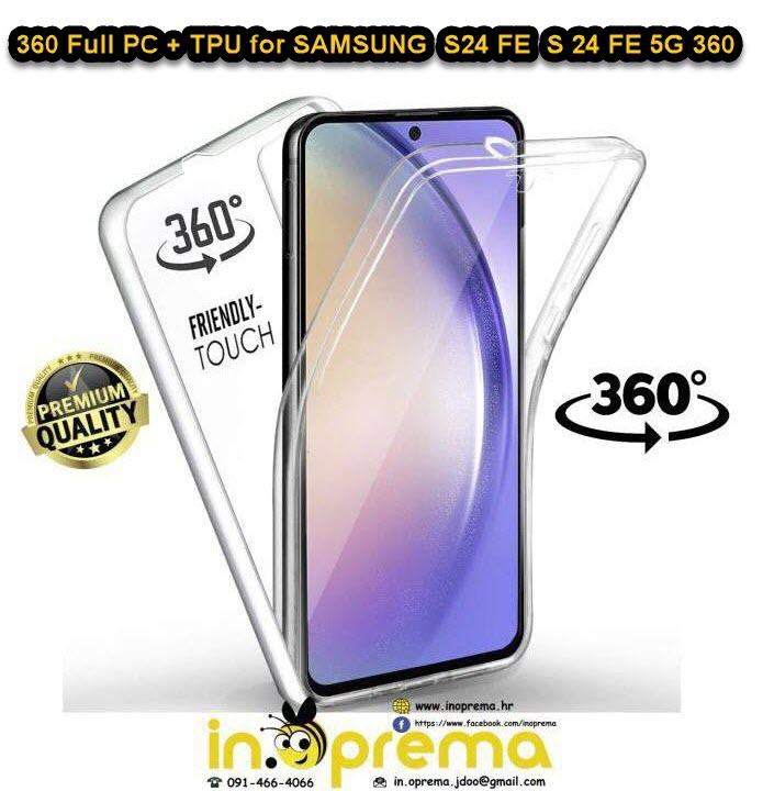 SAMSUNG GALAXY S24 FE 360 ZASTITA MASKICA MASKA TORBICA OBOSTRANA