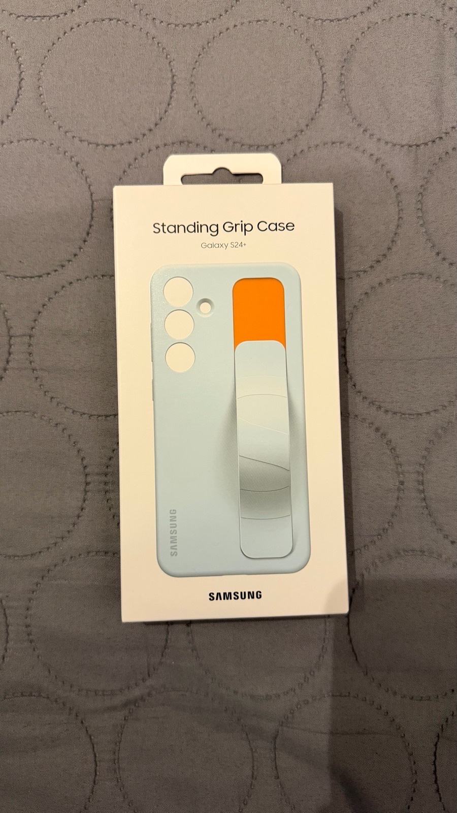 Samsung Galaxy S24+ Standing Grip Case, light blue / NOVO, ZAPAKIRANO