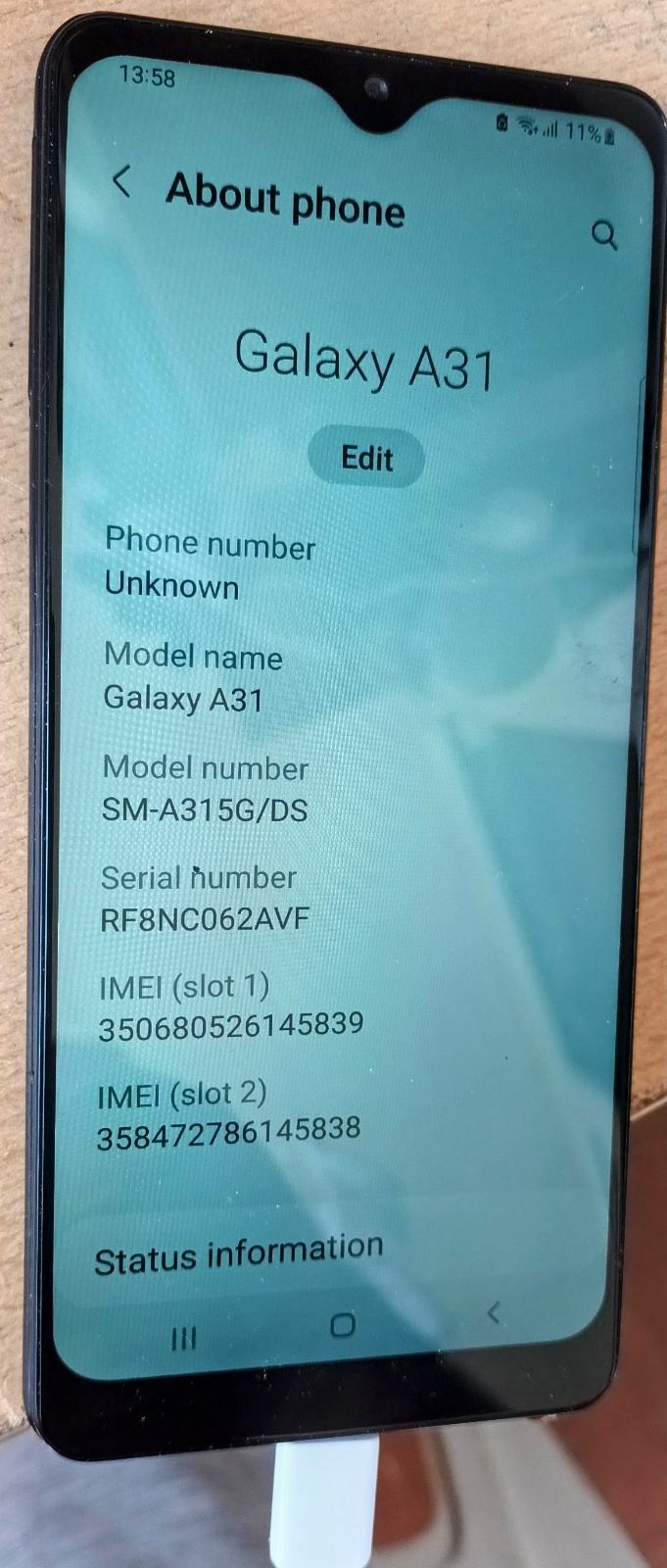 Matična Samsung A31, 4/64GB