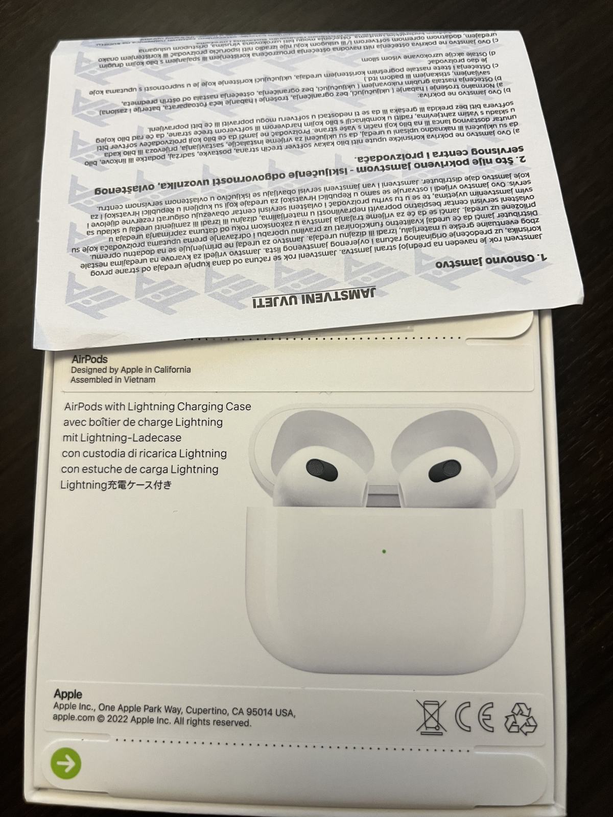 Apple AIR pods 3rd gen