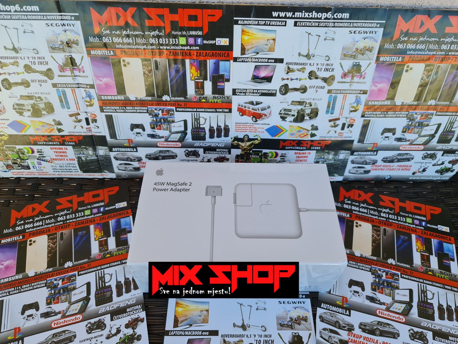 MAGSAFE 2 45W POWER ADAPTER/PUNJAČ za APPLE MACBOOK PRO/AIR *NOVO*45 W