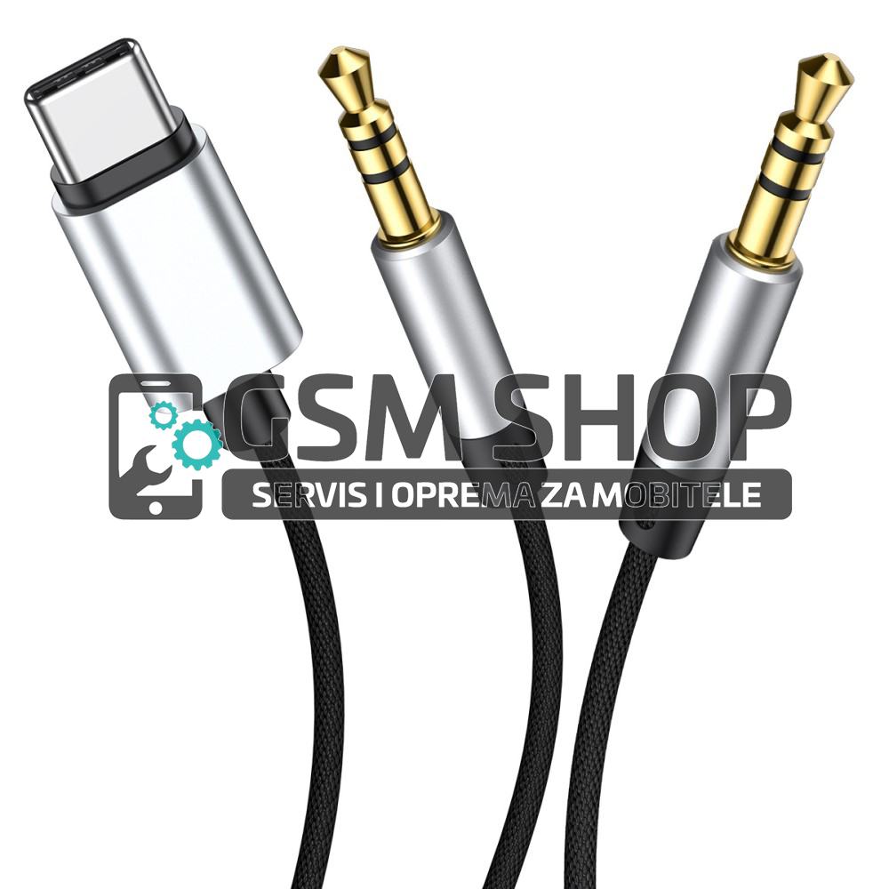 Audio aux adapter Baseus Type-C i 3.5mm u 3.5mm