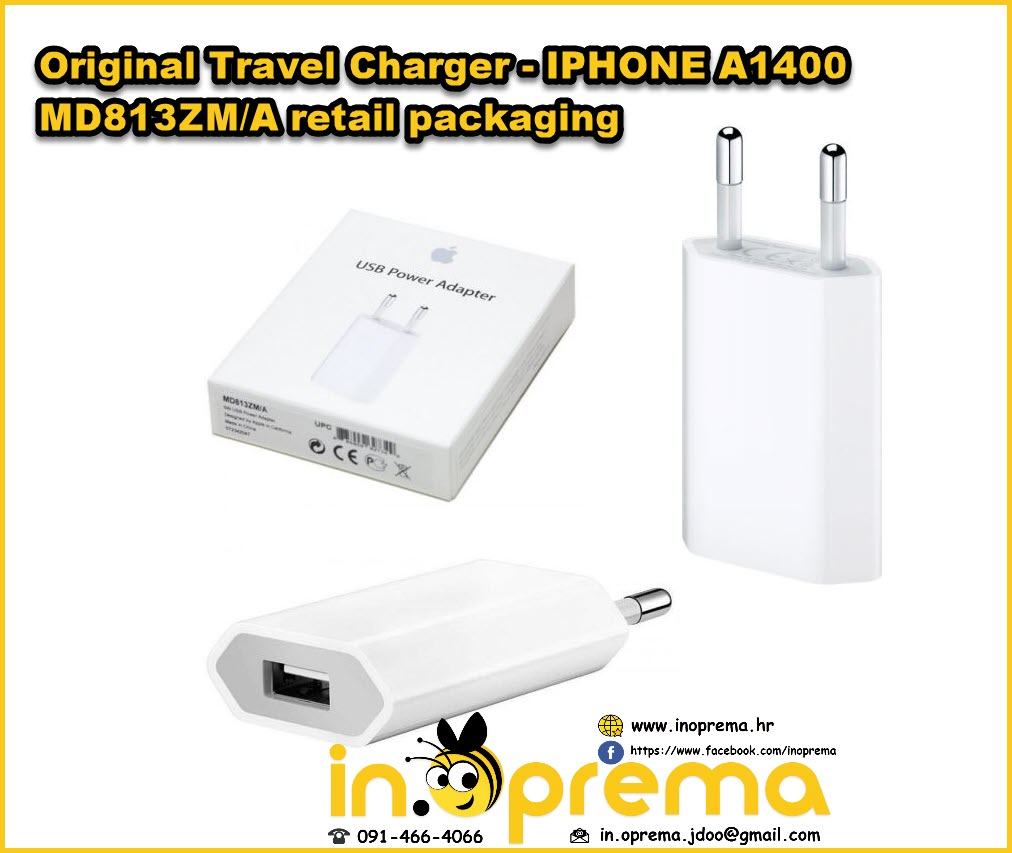 IPHONE 5 5S 5C 6 6S PLUS 7 8 PLUS X XR STRUJNI ADAPTER PUNJAČ ORGINAL