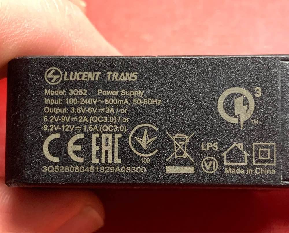 PUNJAČ LUCENT TRANS model 3Q52