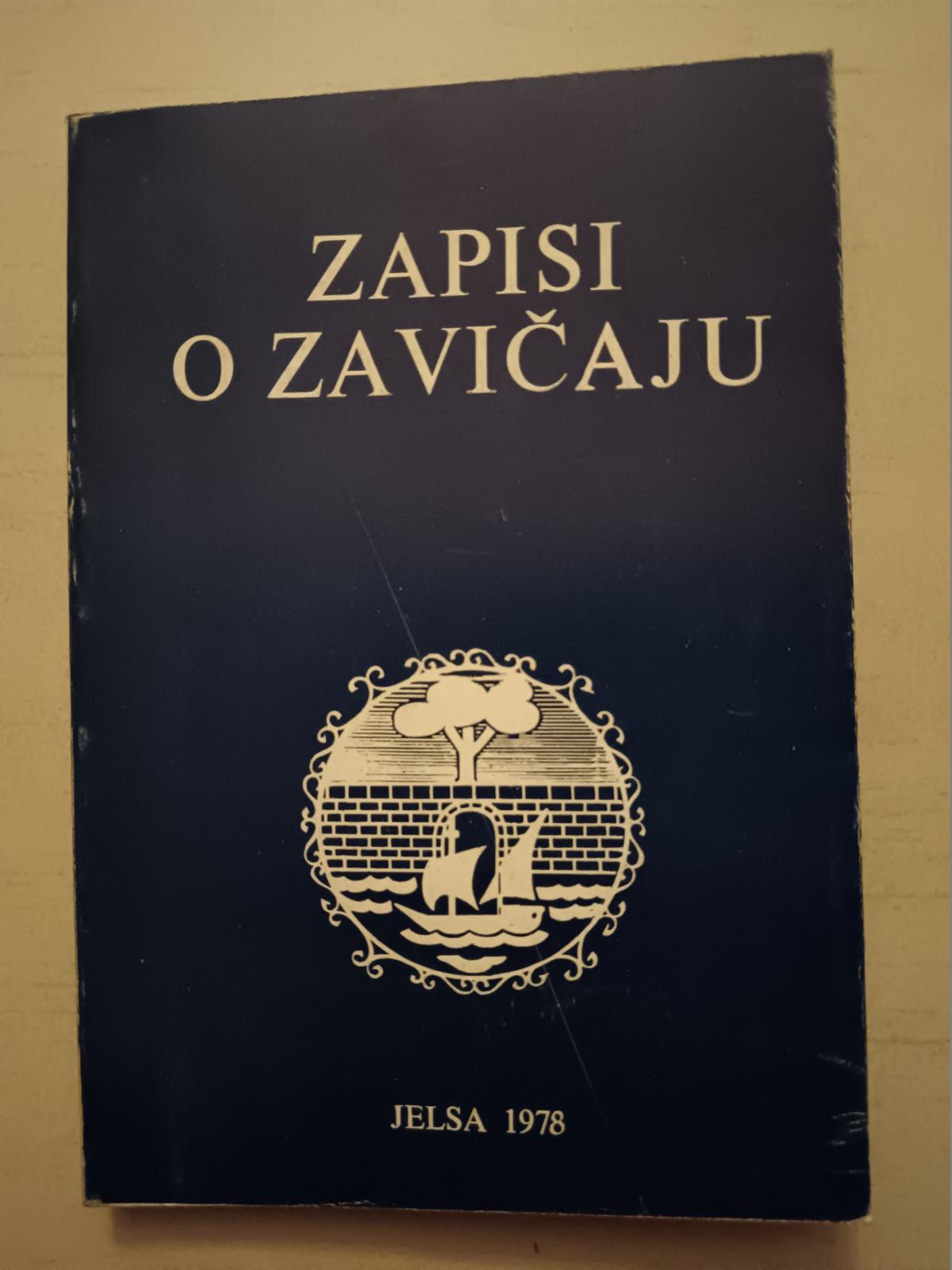 Zapisi o zavičaju; Jelsa 1978. (potpis+posveta autora)