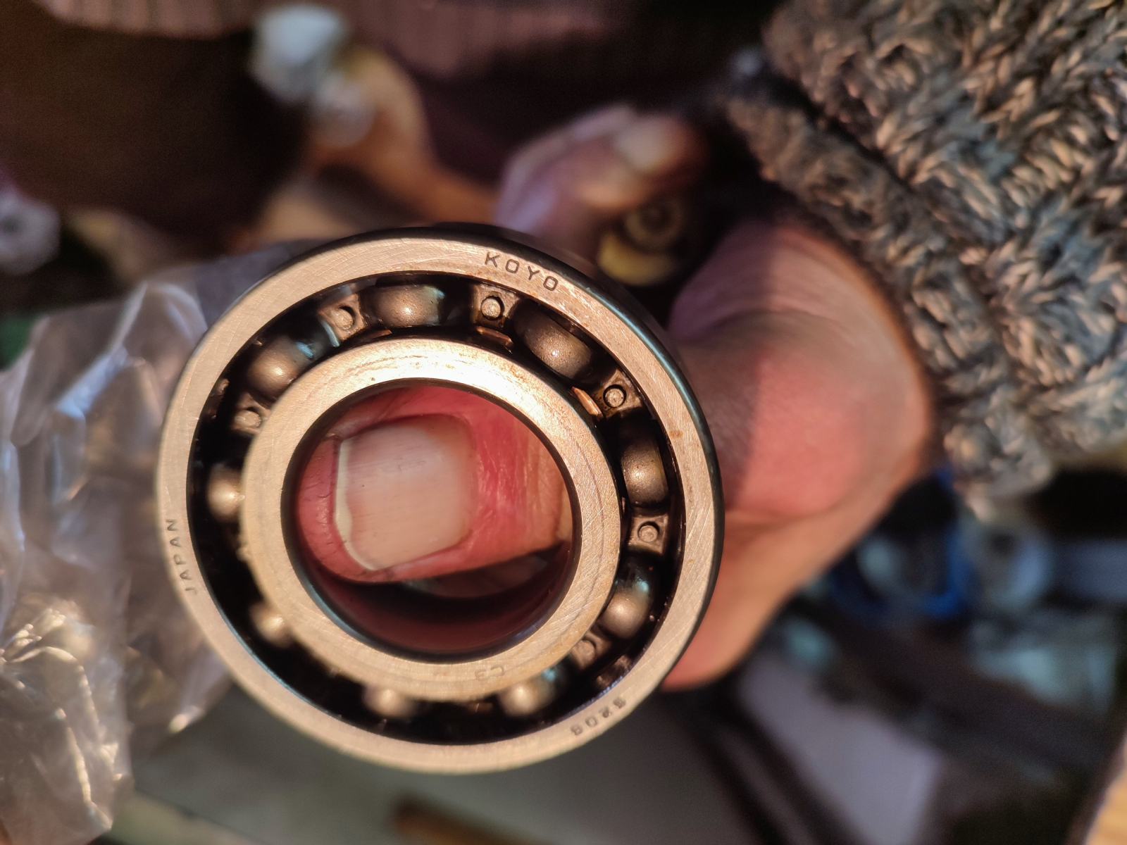 Aprilia 125 Rotax 127 123 122 ležajevi Koyo radilica i ostalo