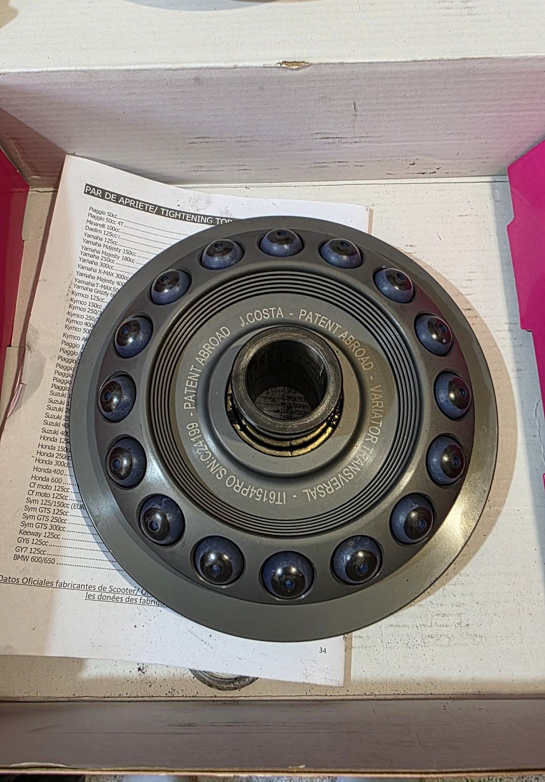 J.Costa Variomat Kymco 400