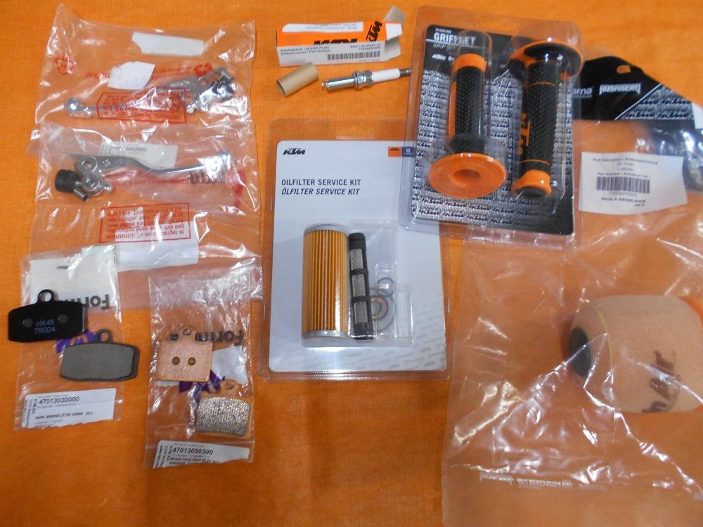 Servisni set- filteri ulja i zraka+svjećica KTM 350 FREERIDE