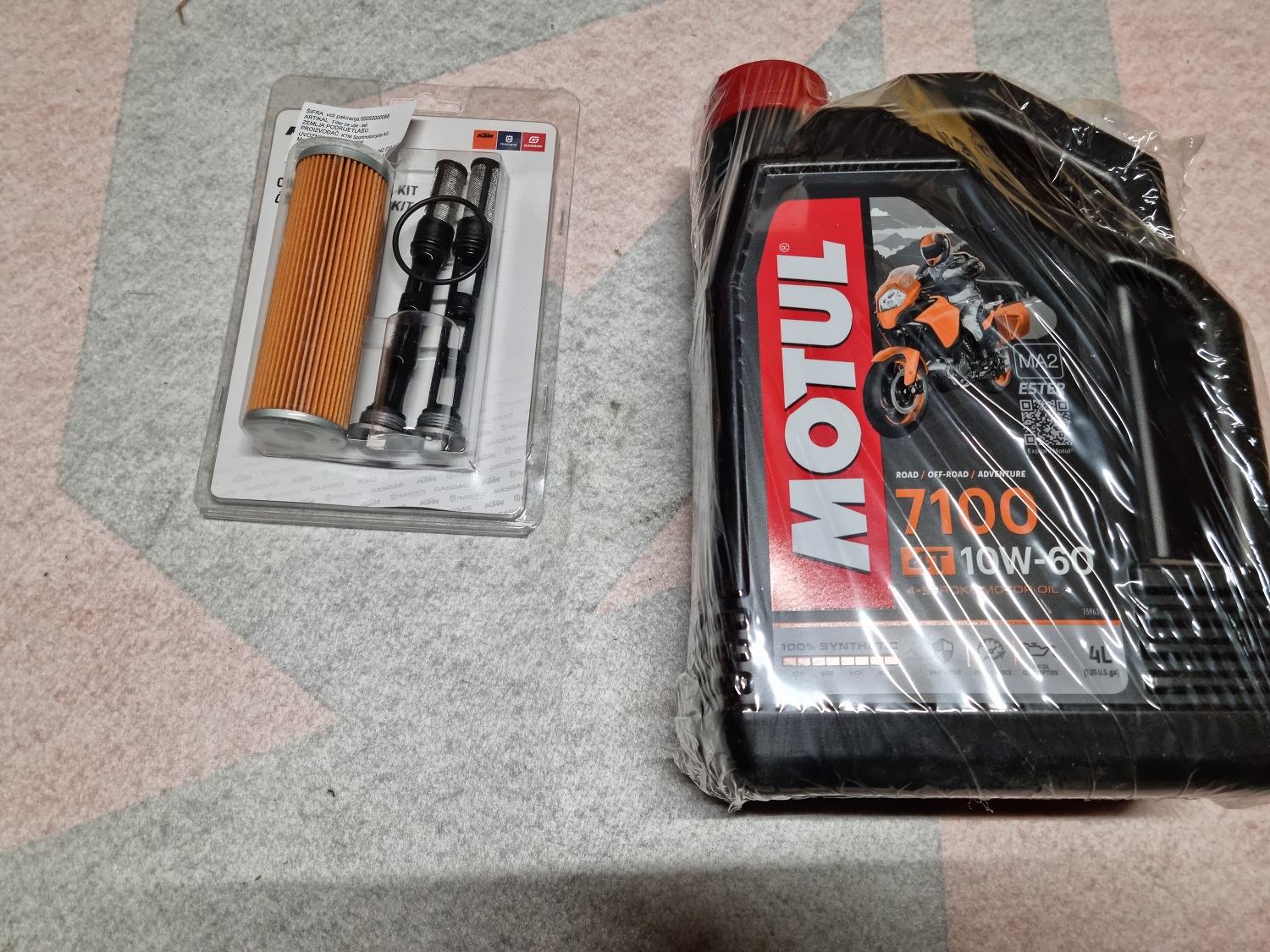 Set filtera ulja+ulje MOTUL KTM 790-890-1090-1190-1290