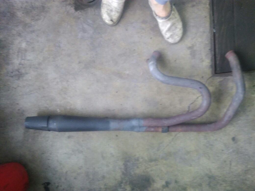 Harley Davidson thunderheader auspuh