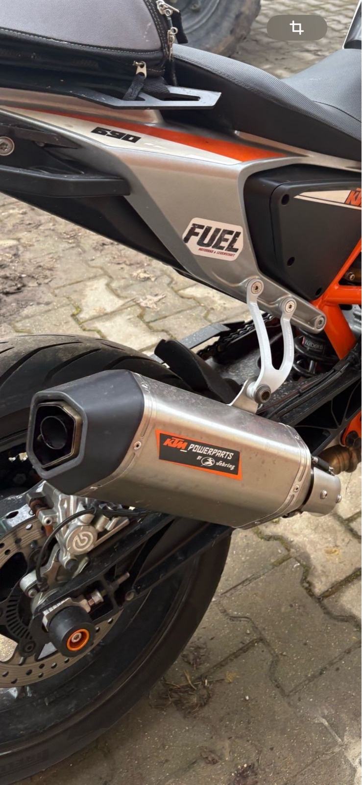 KTM Powerparts Auspuh KTM Duke 690