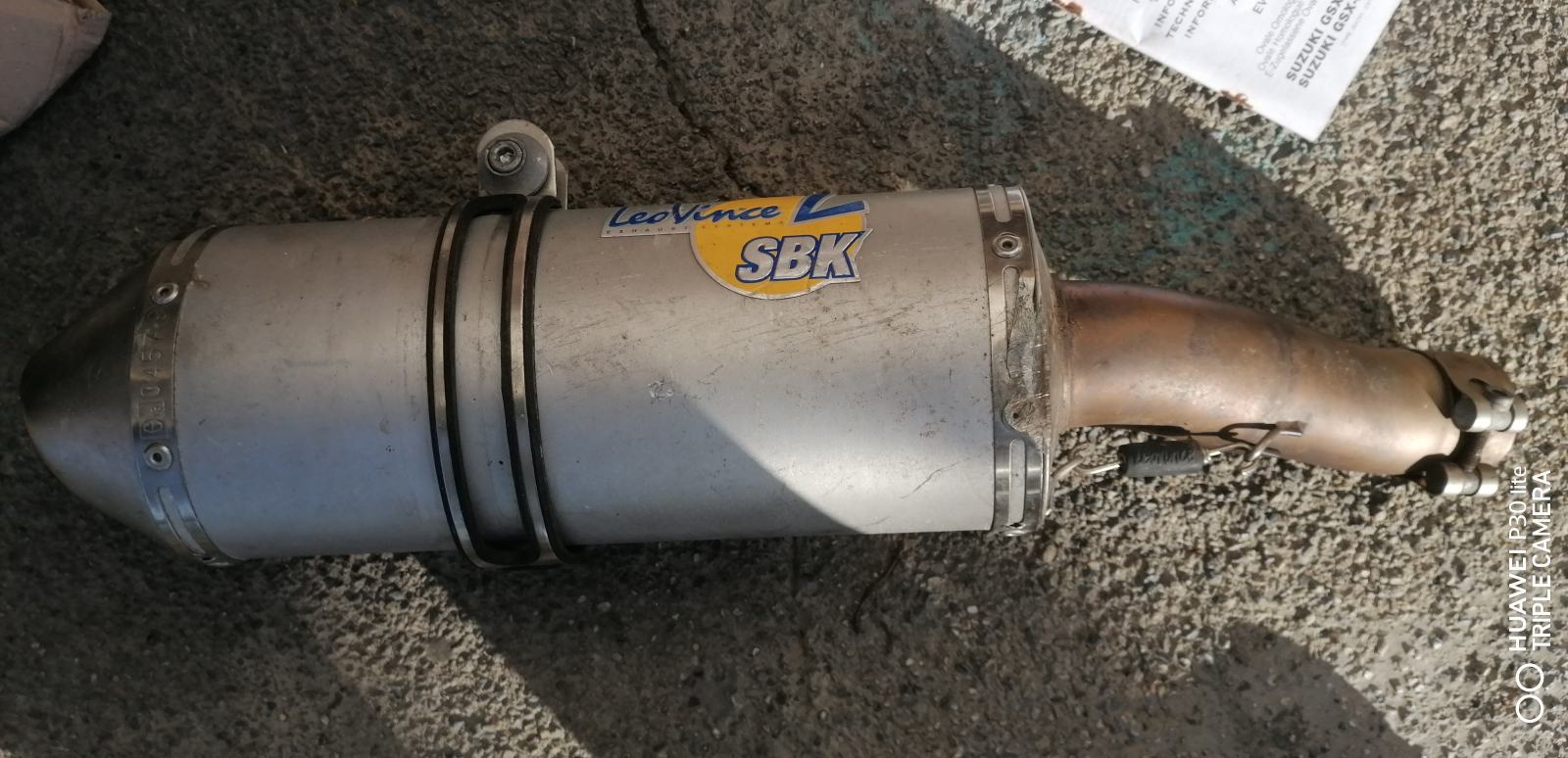 SUZUKI GSXR 600-750 K8-K9 LEO VINCE AUSPUH