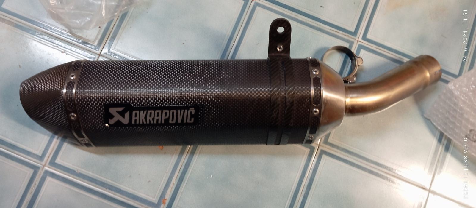 YAMAHA FZ 8 AKRAPOVIĆ AUSPUH