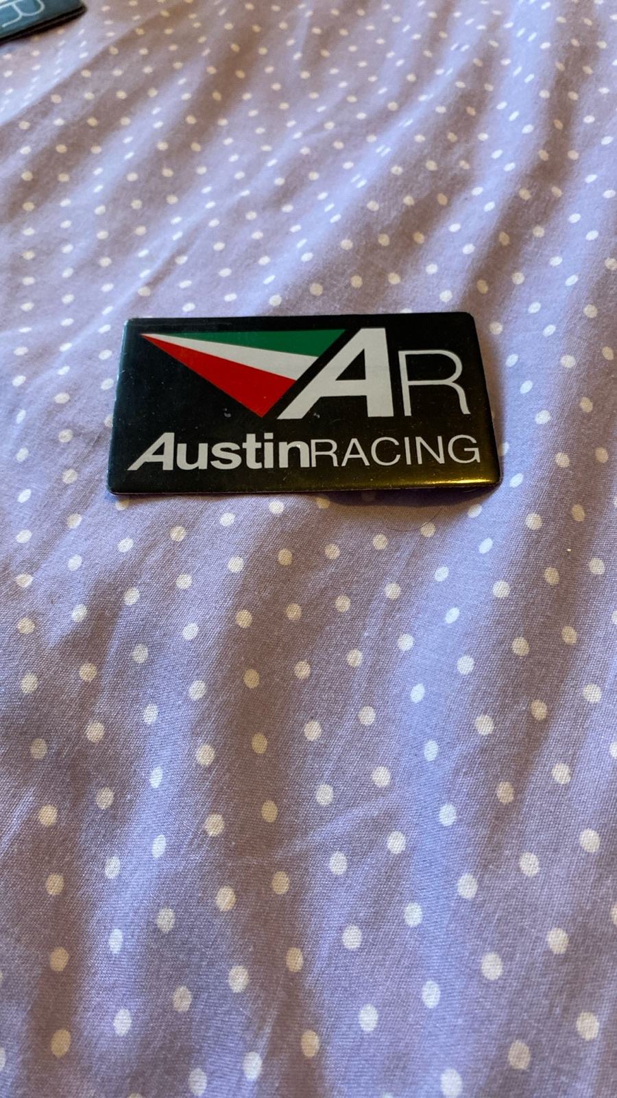 Alu naljepnica za auspuh austin racing