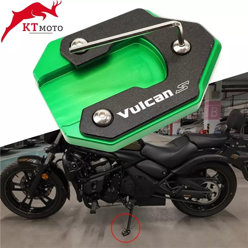 KAWASAKI -VULCAN S 650/VN650- PRODUŽETAK NOGARA ZELENI- LOGO