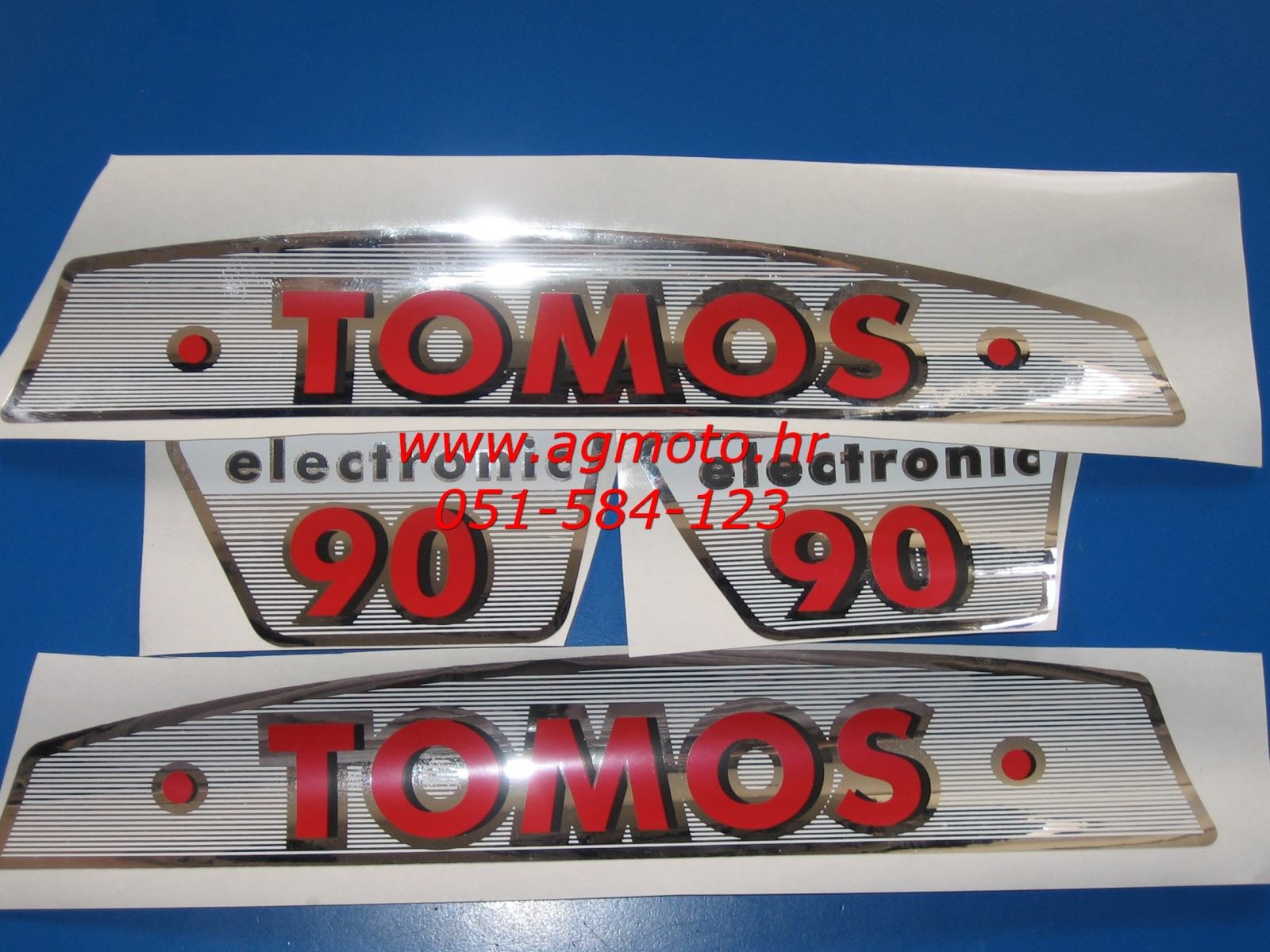 Tomos naljepnice e90 set