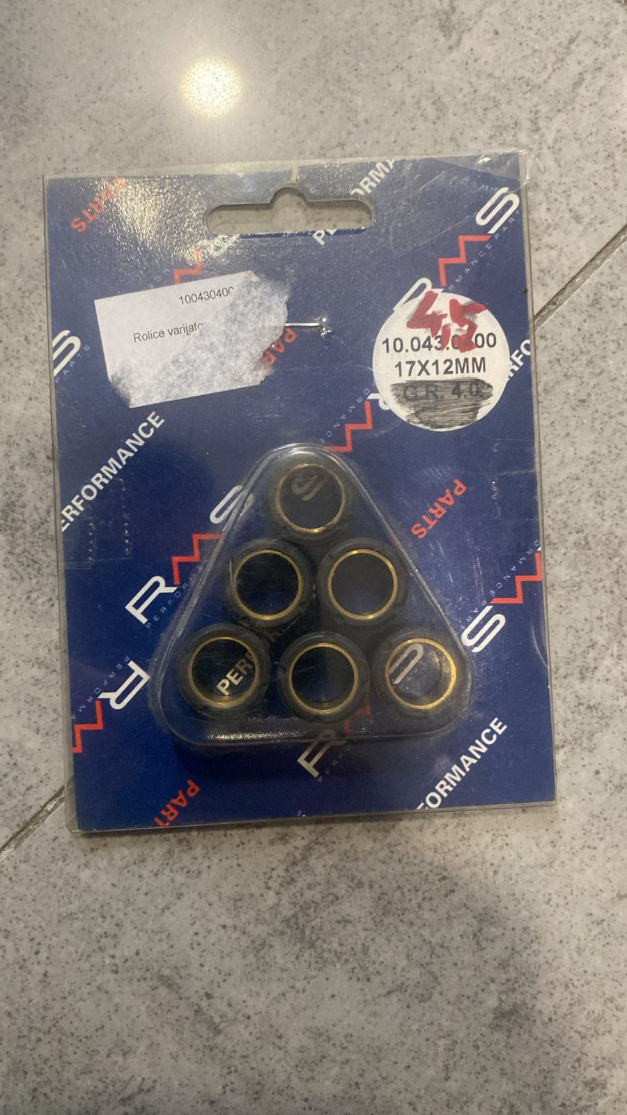 RMS ROLICE VARIOMATA 17x12 4,5g NOVO!