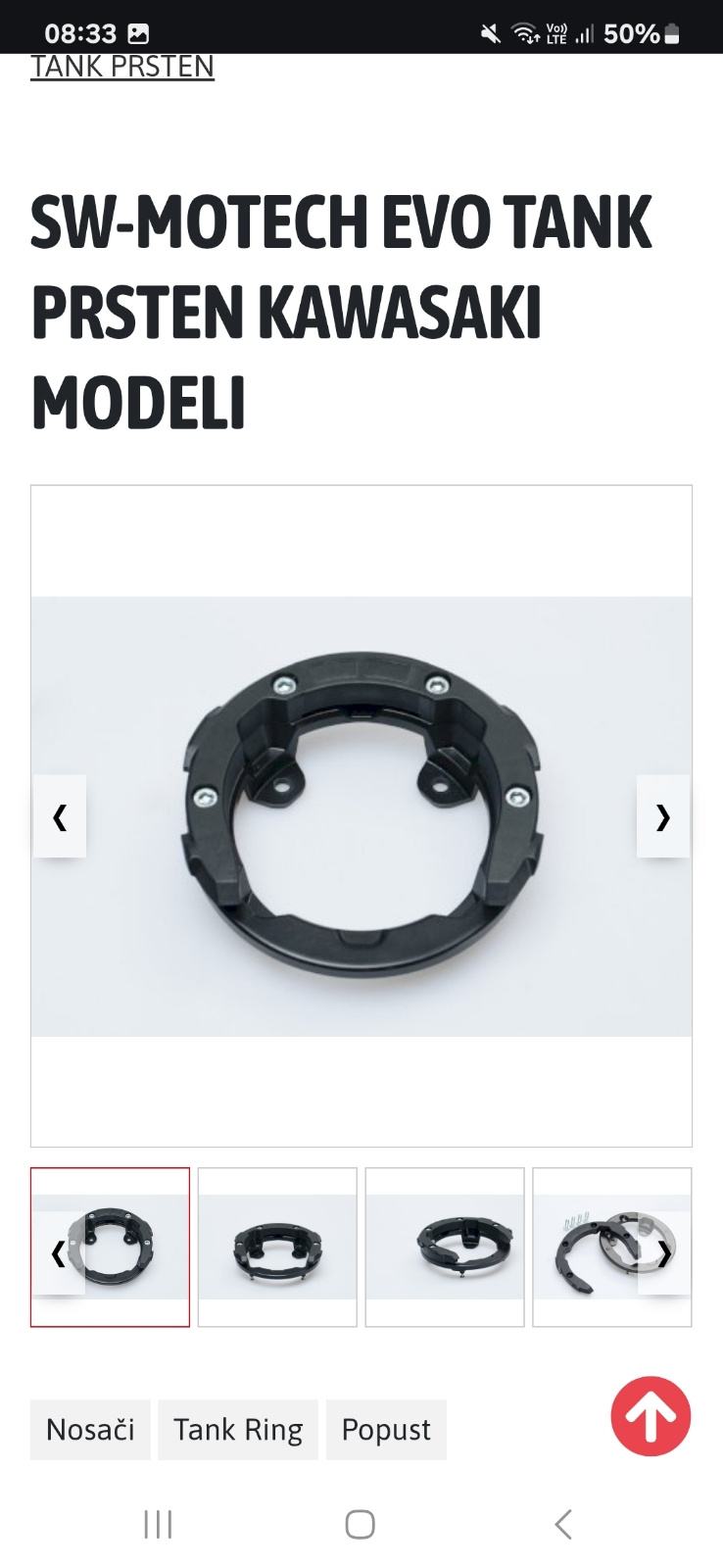 SW-MOTECH EVO Tank Prsten Kawasaki Versys