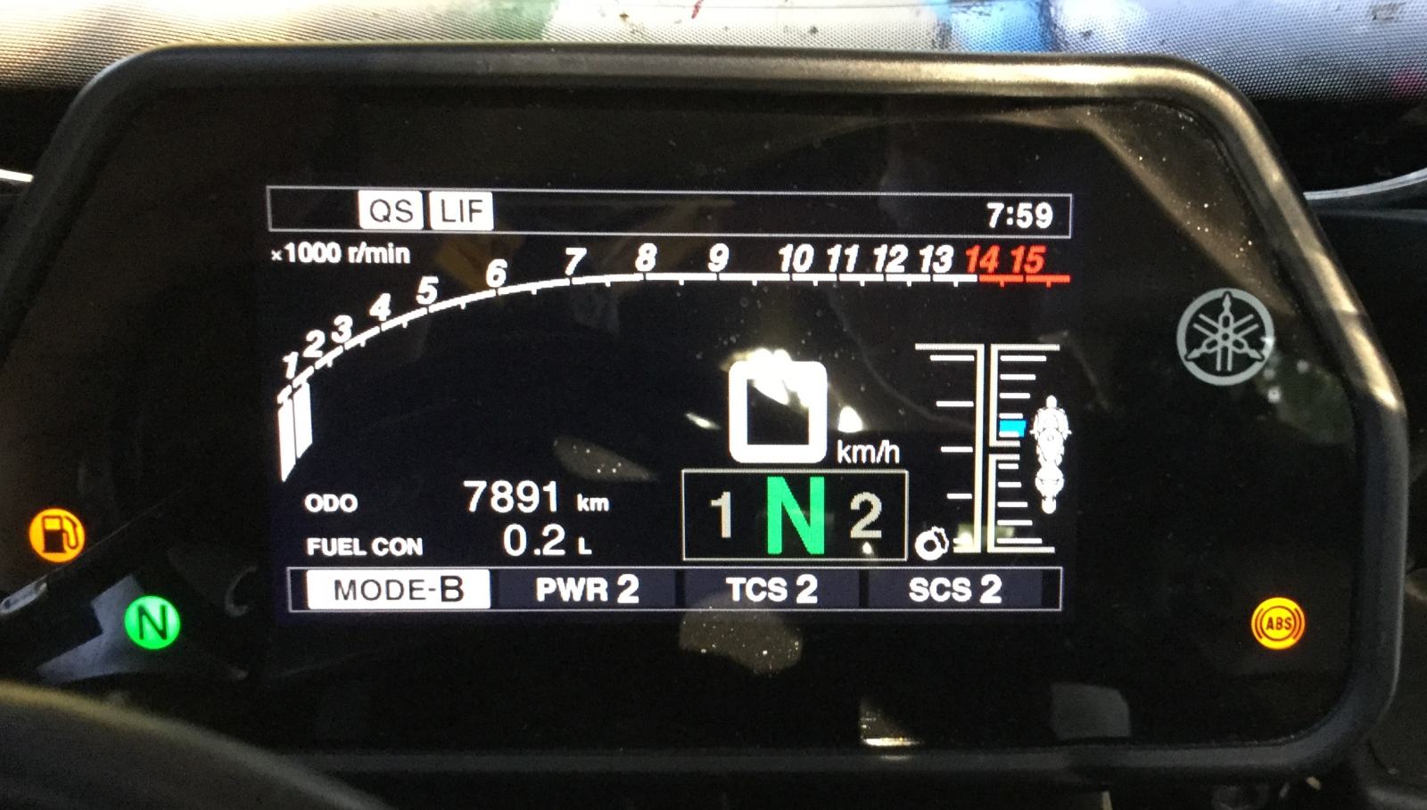 Yamaha R1 RN32 2015-2017 Tacho Kilometar sat