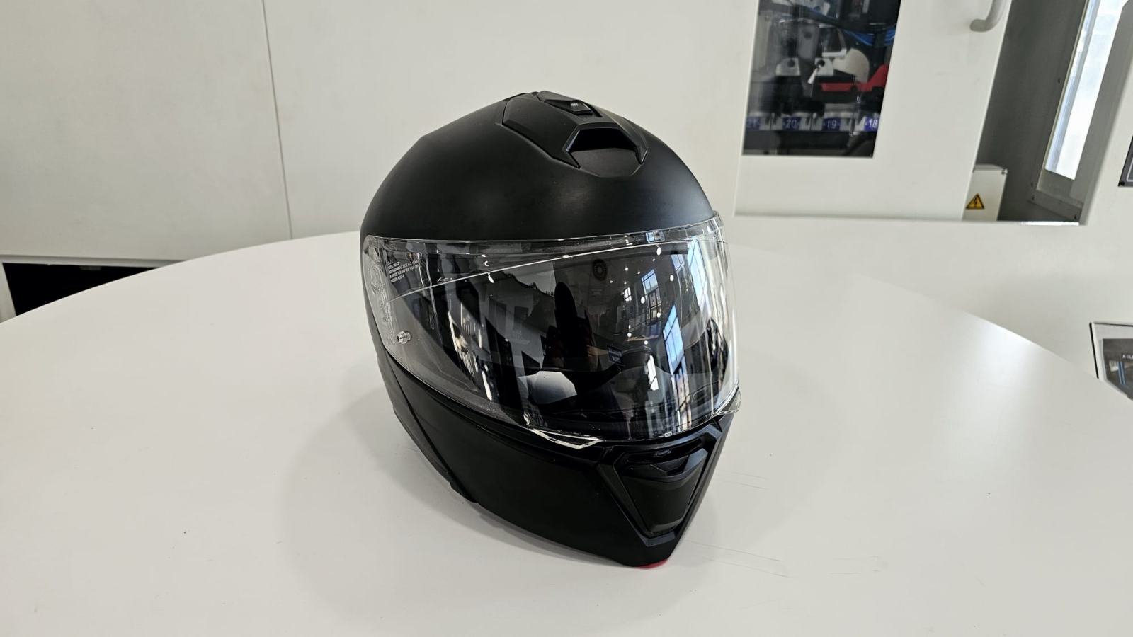 HJC i90 Flip-up mat crna XL