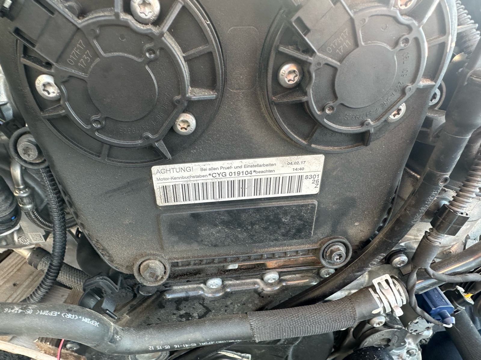 Audi 1.8Tfsi CYG 140kw motor