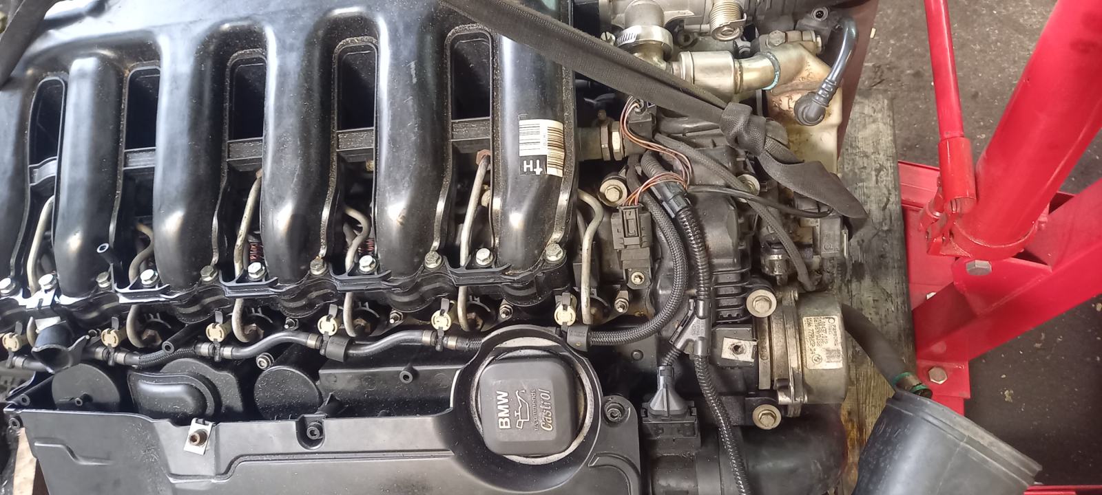 BMW x3 3,0d motor M57N2 alu blok