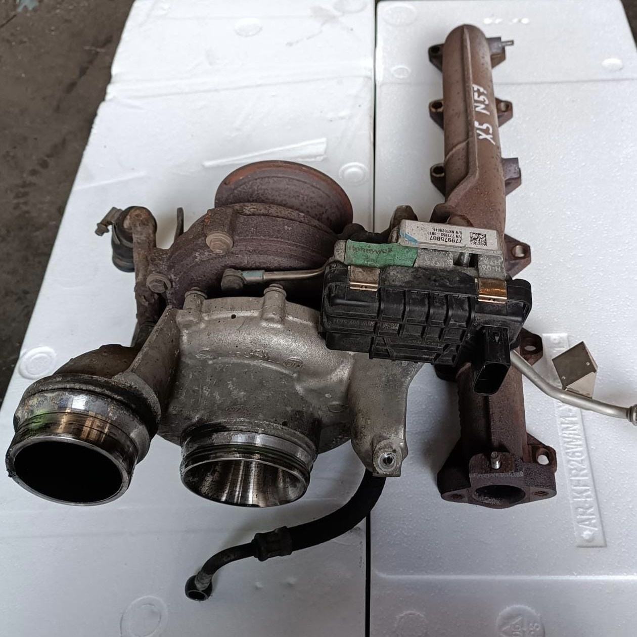 BMW X5 E70 LCI 3.0D N57 TURBO TURBINA