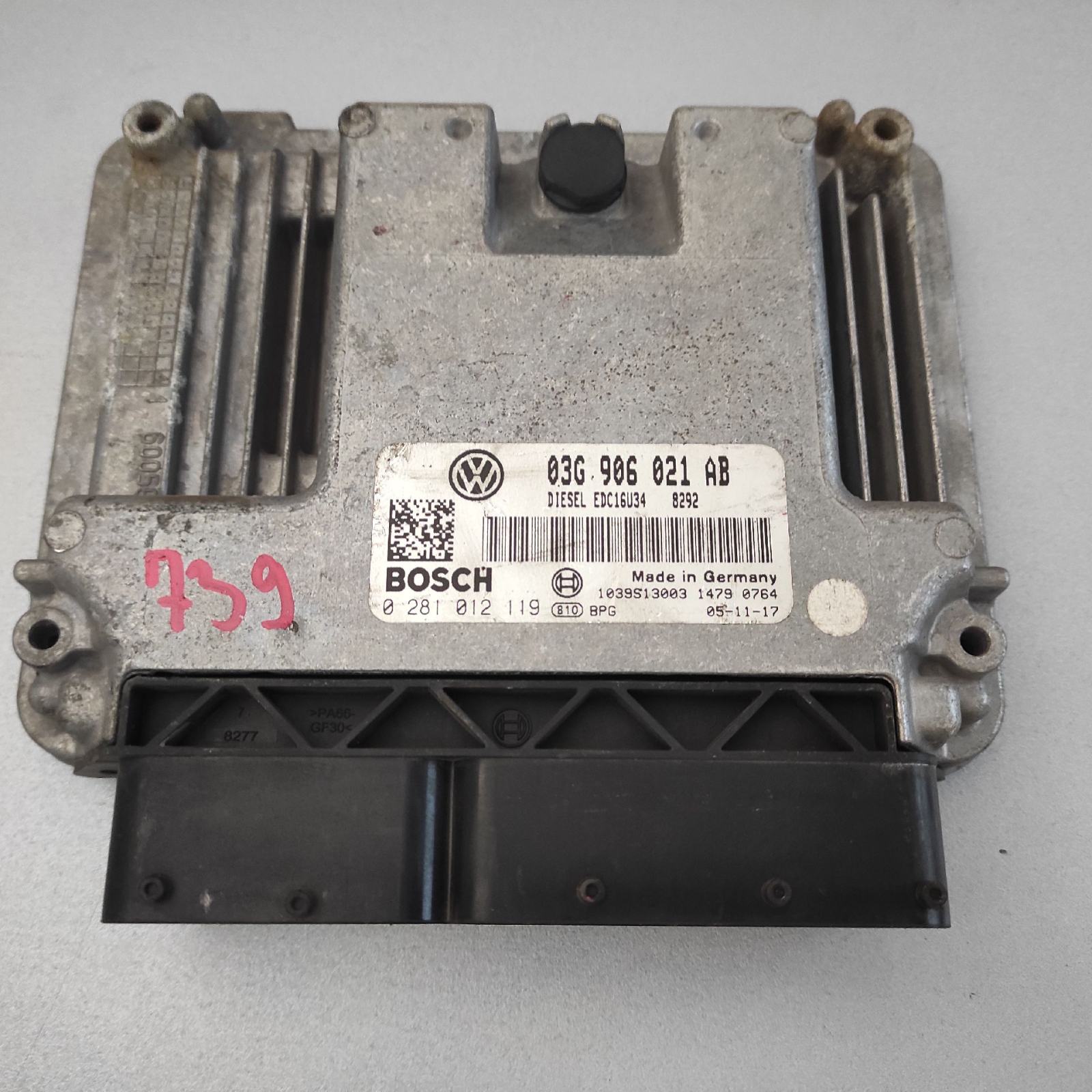 ELEKTRONIKA MOTORA VW PASSAT B6 > 05-10 0281012119 03G906021AB