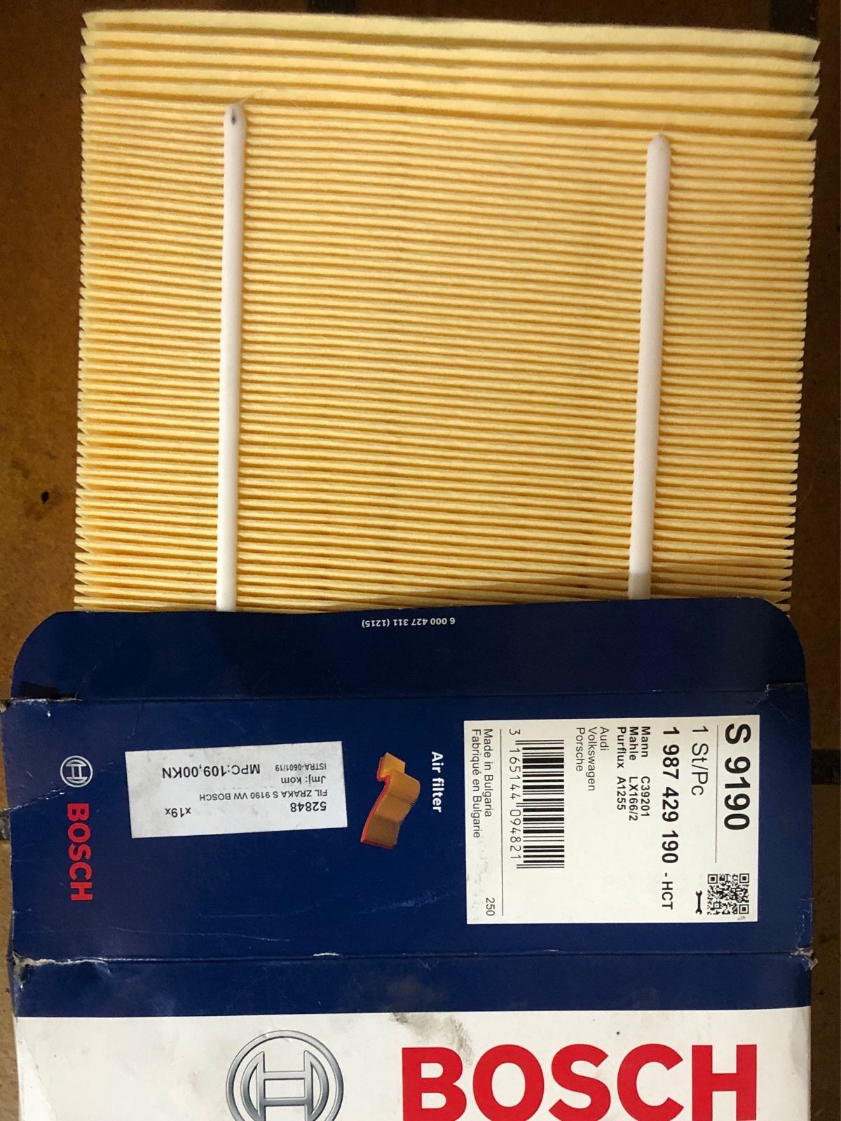 Filter zraka audiq7 touareg range rover cayenne