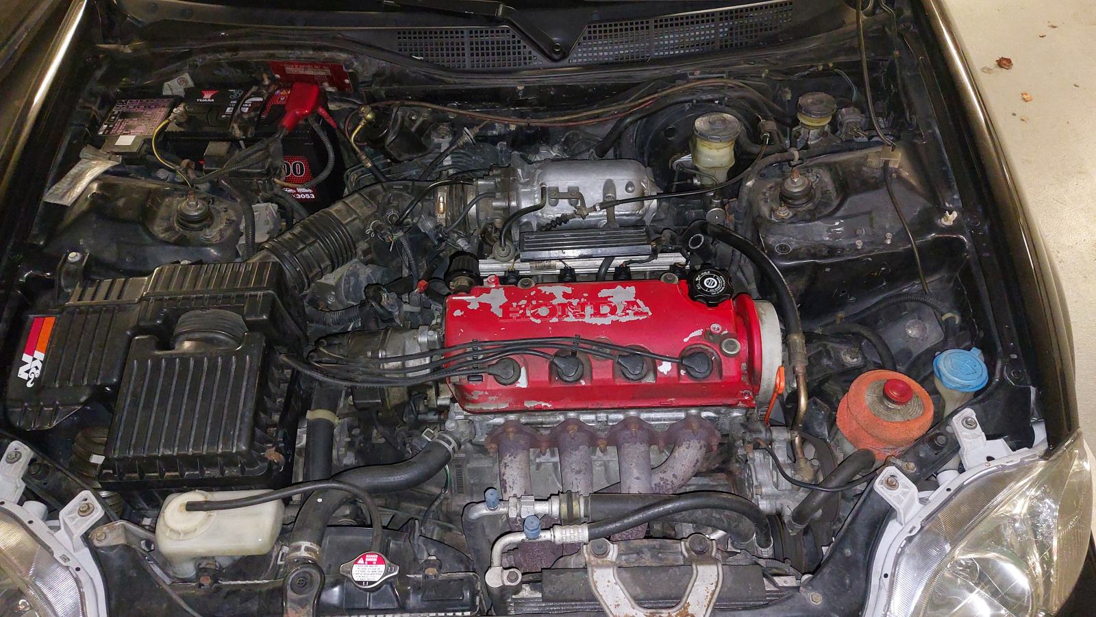 Honda civic motor 1.6 D16Y8 Vtec 1997g.